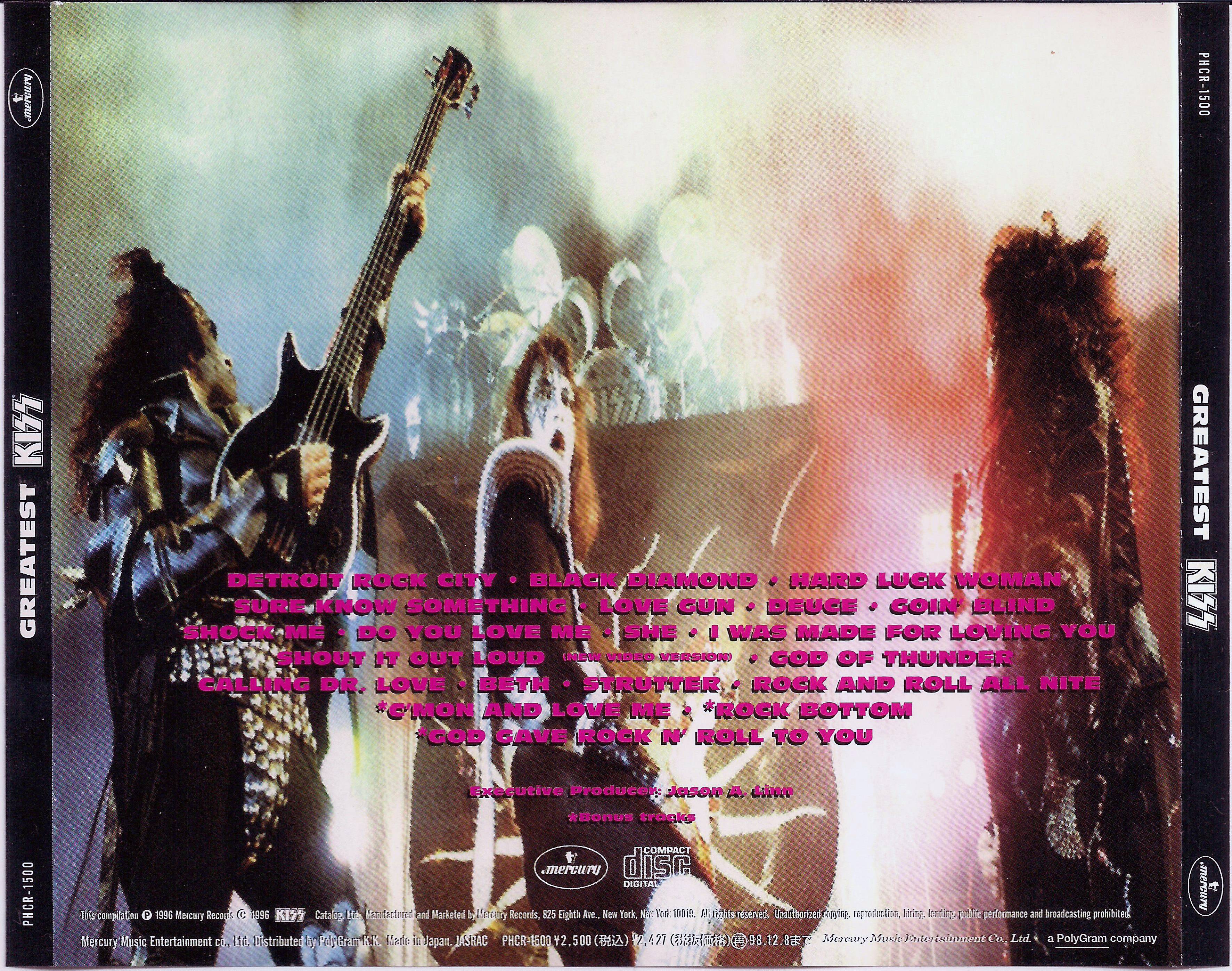 KISS Greatest Kiss : Back | CD Covers | Cover Century | Over 1.000.000 ...